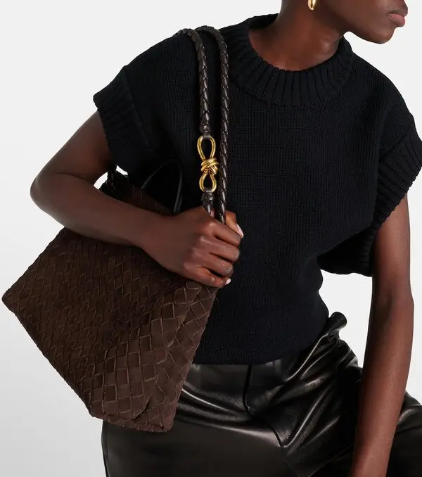 Bottega Veneta Andiamo Medium Tote Bag - Brown
