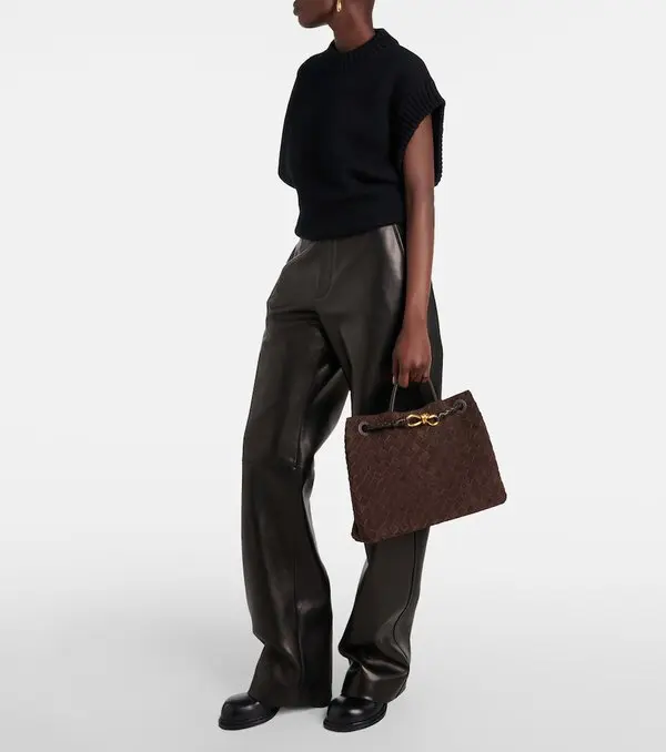 Bottega Veneta Andiamo Medium Tote Bag - Brown