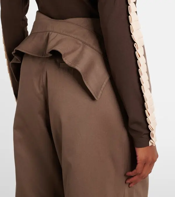 JW Anderson Cotton Twill Wide-leg Pants