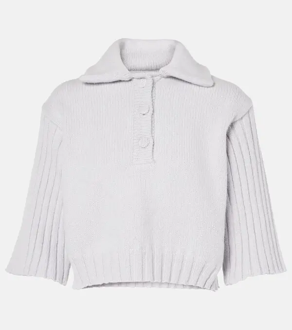 Dries Van Noten Wool And Cashmere Sweater - Grey
