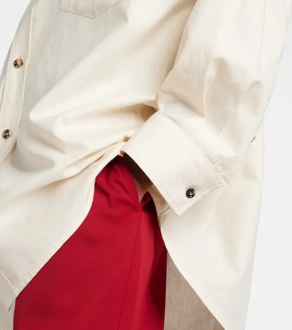 Bottega Veneta Linen And Cotton Shirt