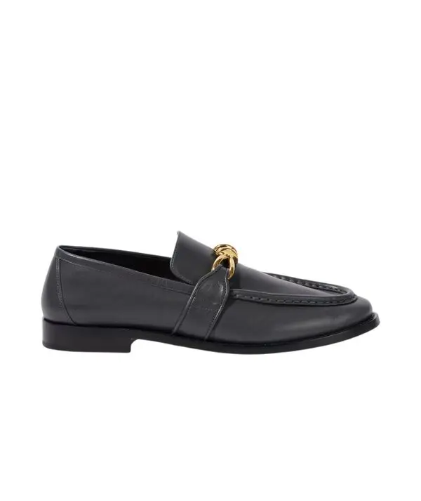 Bottega Veneta Astaire Knot Leather Loafers