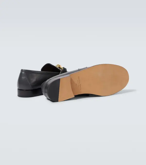 Bottega Veneta Astaire Knot Leather Loafers