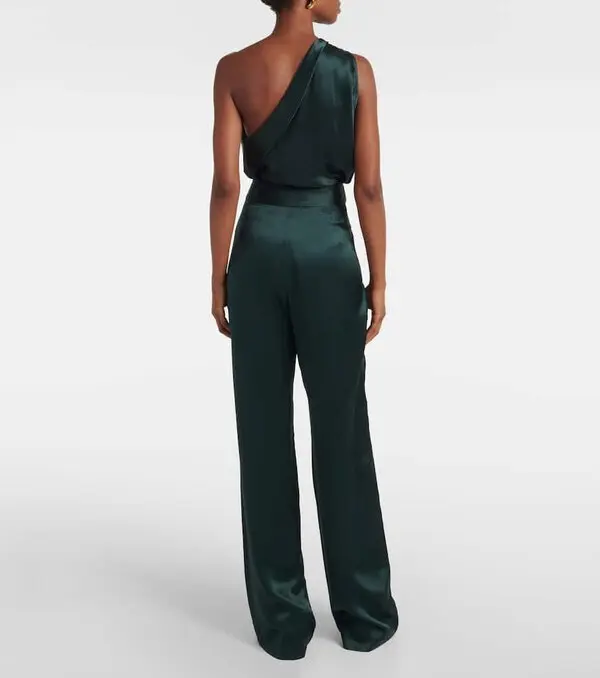 THE SEI Pleated Wide-leg Pants - Green