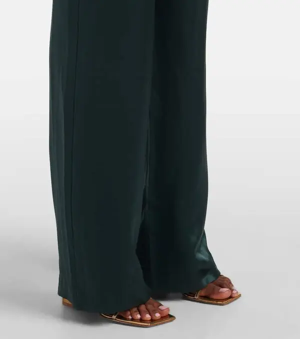 THE SEI Pleated Wide-leg Pants - Green