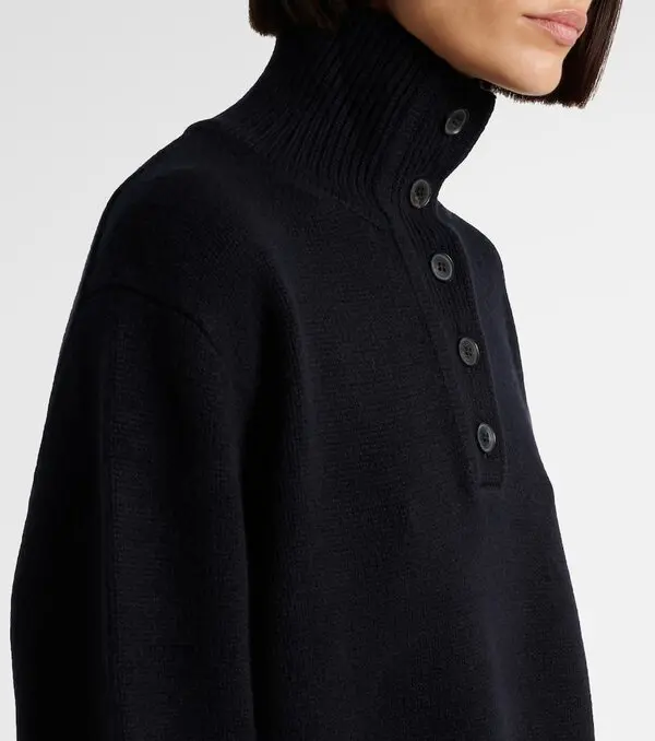 NILI LOTAN Renata Cashmere Turtleneck Sweater