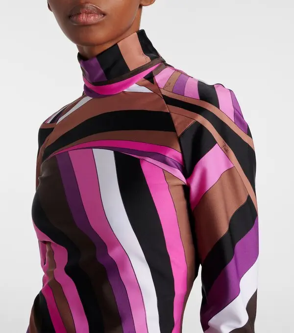Emilio Pucci Iride Turtleneck Top