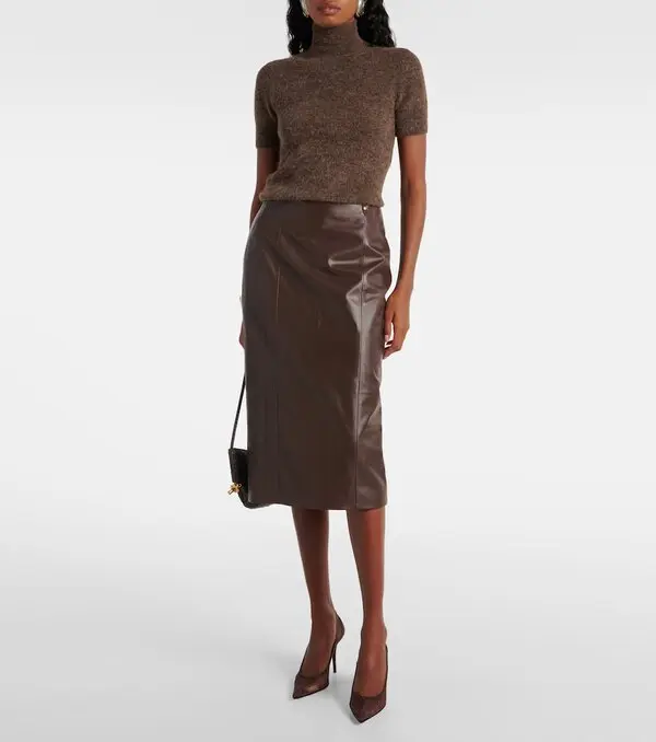 Ralph Lauren Wool-blend Turtleneck Top