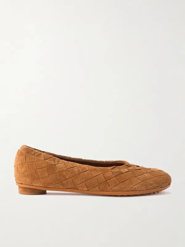 Bottega Veneta Atomic Intrecciato Ballet Flats