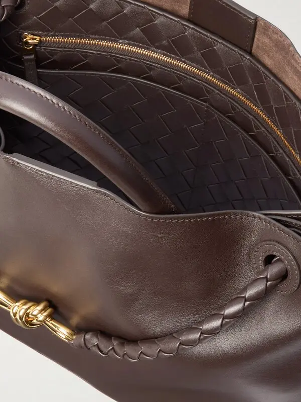 Bottega Veneta Andiamo Medium Leather Tote