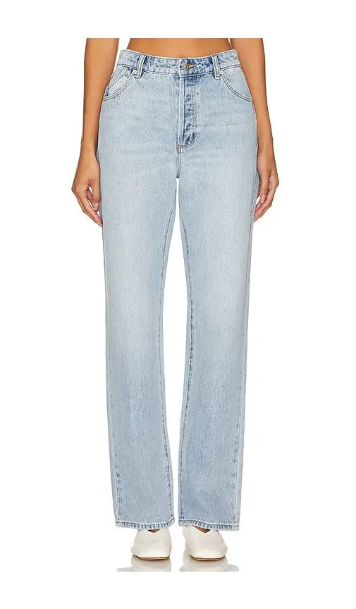 Rolla's 90s Relaxed Wide Leg Jeans - Faded Blue