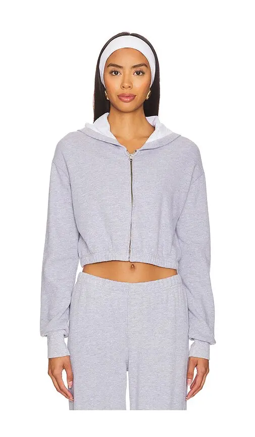 Lamade Zip-up Crop Hoodie