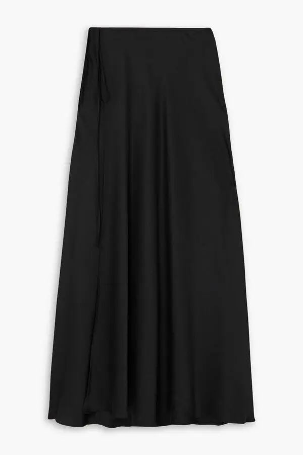 Philosophy Di Lorenzo Serafini Satin Maxi Wrap Skirt