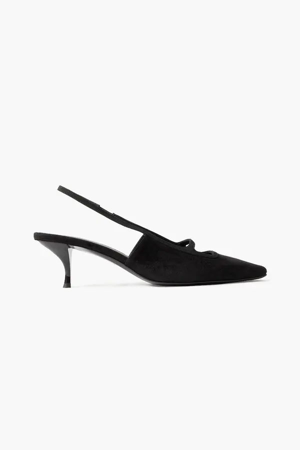 NEOUS Sabik Suede Slingback Pumps