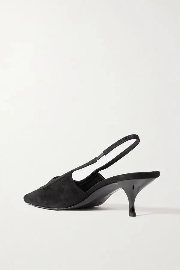 NEOUS Sabik Suede Slingback Pumps