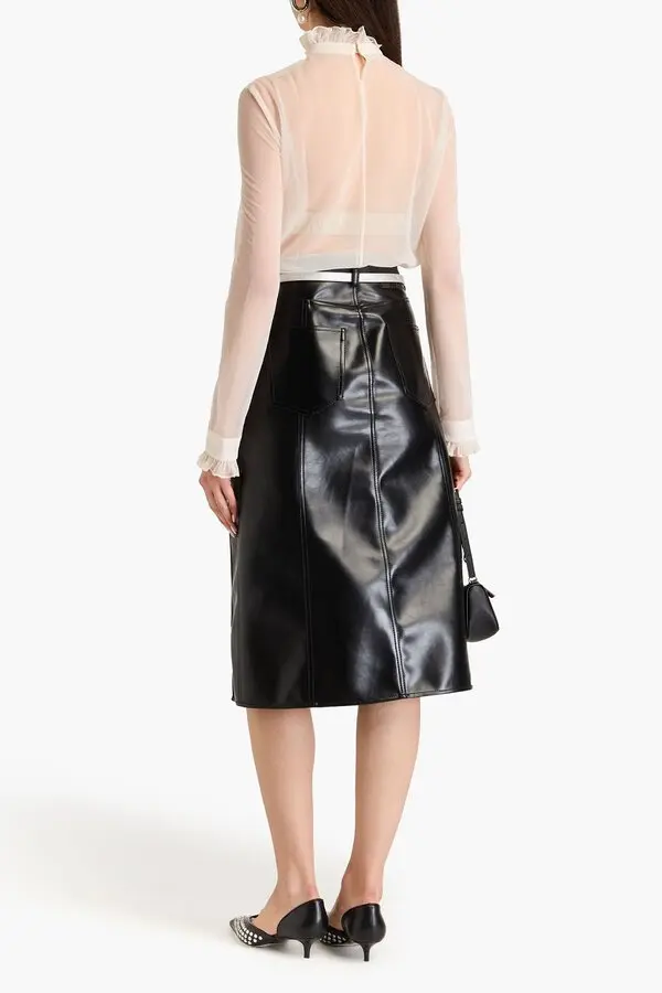 Philosophy Di Lorenzo Serafini Ruffled Georgette Blouse