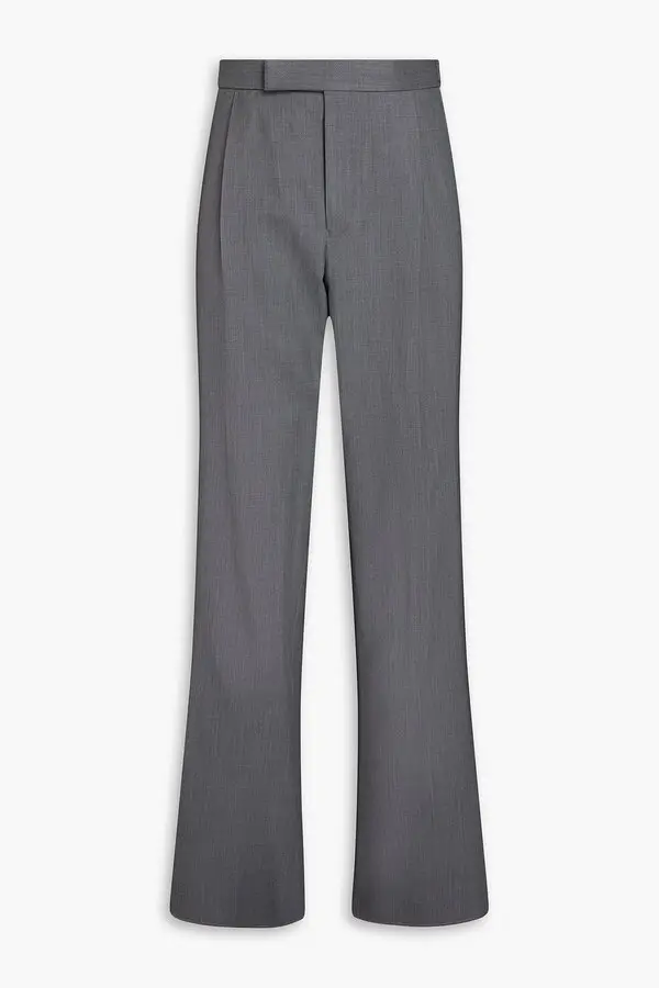 Thom Browne Pleated Grain De Poudre Wool Pants