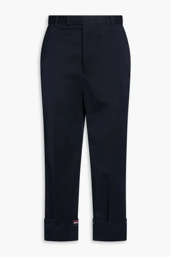 Thom Browne Cotton-twill Pants - Navy