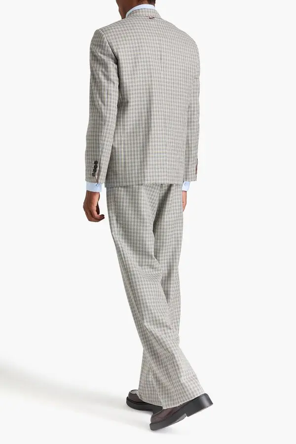 Thom Browne Houndstooth Wool Blazer