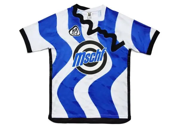MSCHF Wavy Soccer Jersey - Blue Detergent