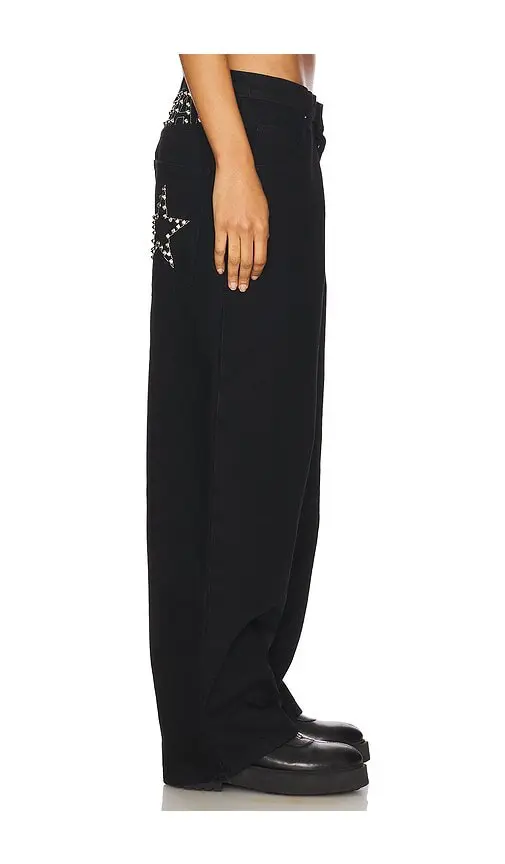 NIIHAI Baggy Jeans With Studs