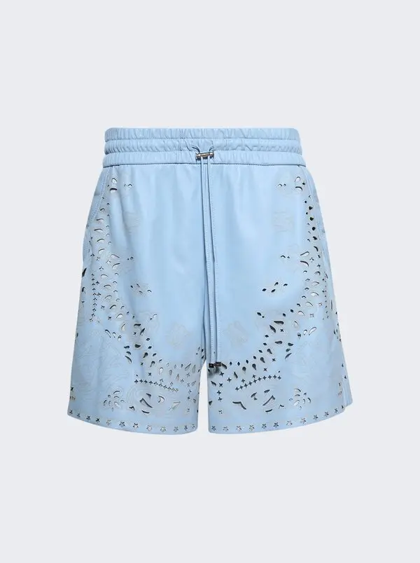 Amiri Bandana Laser Short - Cerulean