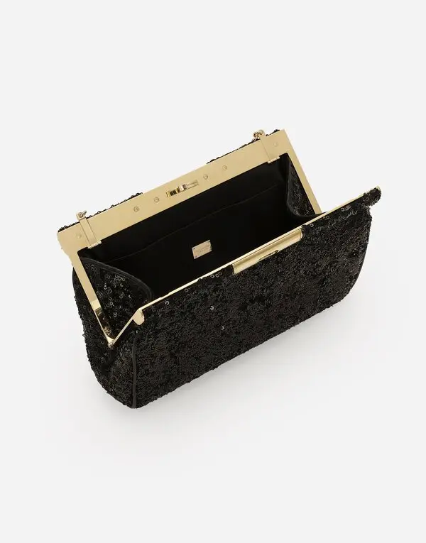 Dolce & Gabbana Medium Marlene Shoulder Bag - Black