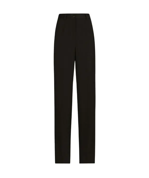 Dolce & Gabbana Wool Gabardine Tuxedo Pants