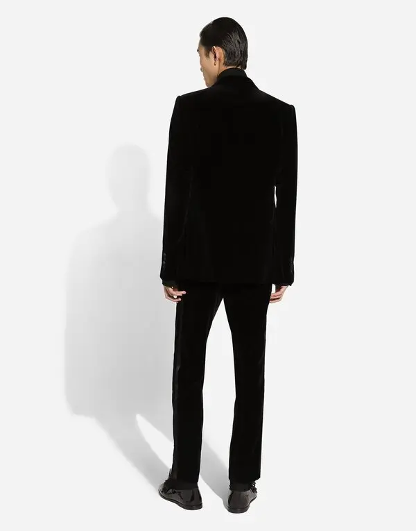 Dolce & Gabbana Classic Velvet Tuxedo Pants