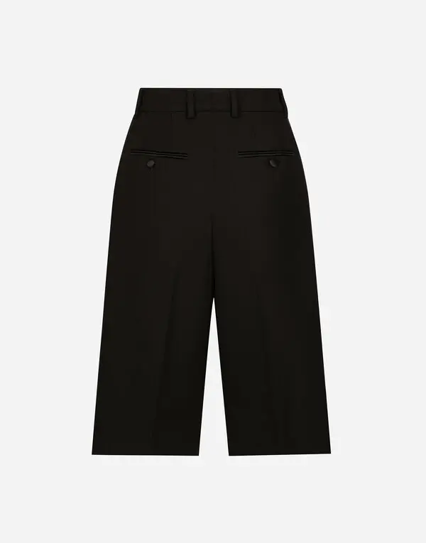 Dolce & Gabbana Wool Gabardine Bermuda Shorts