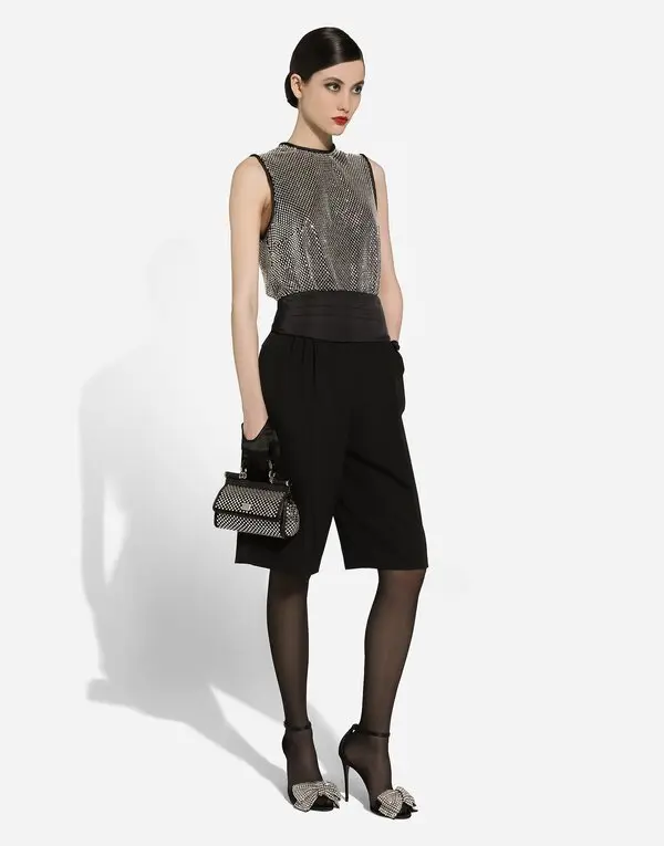 Dolce & Gabbana Wool Gabardine Bermuda Shorts