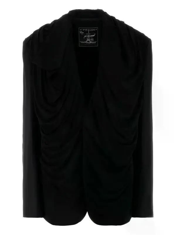 Y/project Draped Hooded Blazer