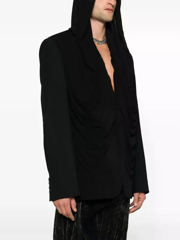 Y/project Draped Hooded Blazer