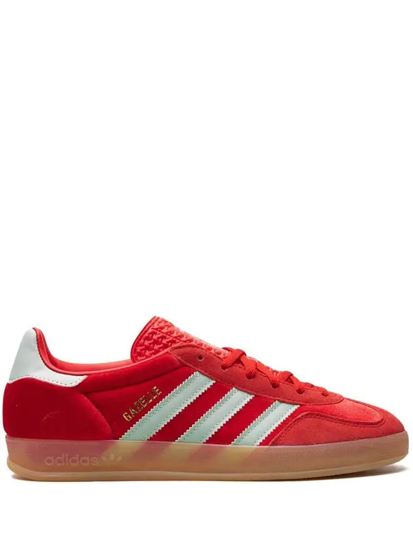 Adidas Gazelle Indoor Velvet Sneakers - Red