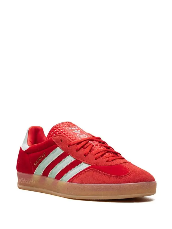 Adidas Gazelle Indoor Velvet Sneakers - Red