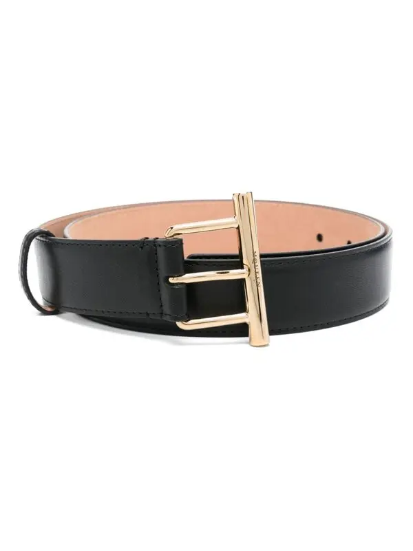 Alexander McQueen Leather Belt - Black
