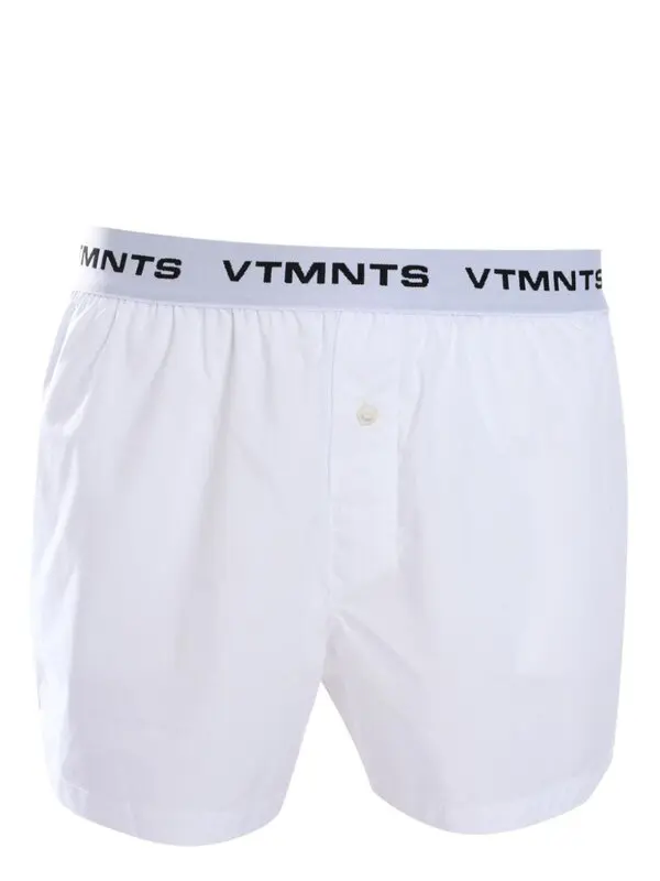 VTMNTS Logo-waistband Boxers - White