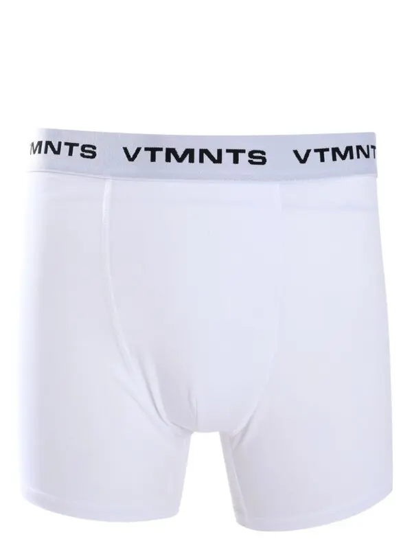 VTMNTS Logo-waistband Boxers - White