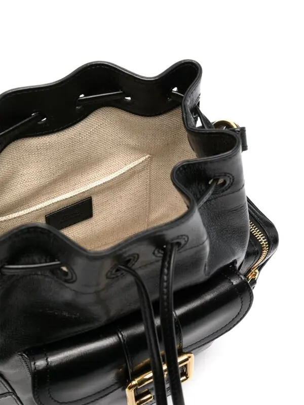 Chloé Leather Bucket Bag - Black