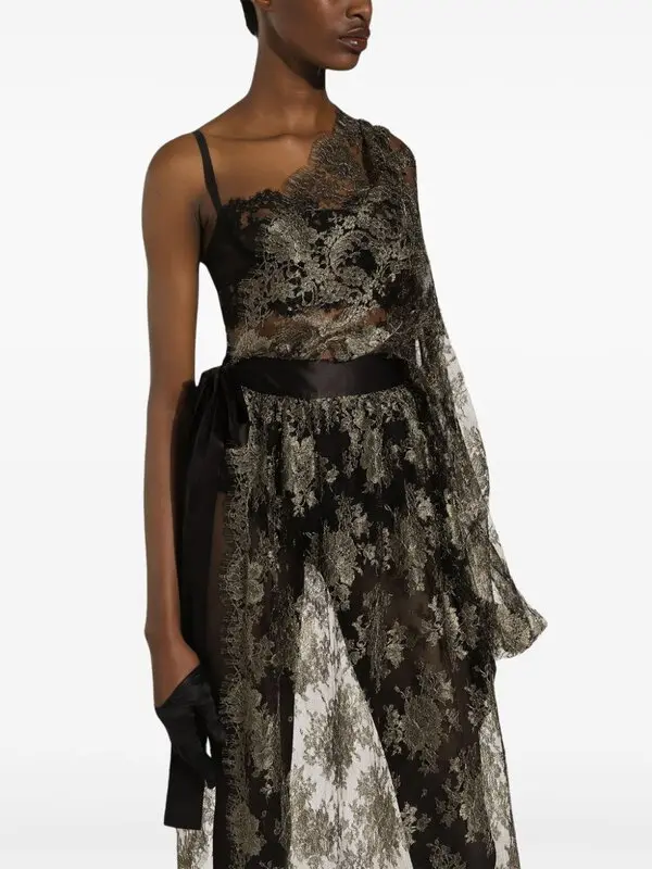 Dolce & Gabbana Semi-sheer Lace Gown