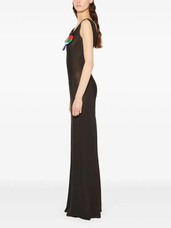 Emilio Pucci Bow-detail Maxi Dress