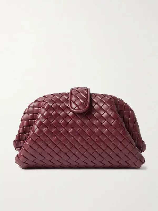 bottega veneta - Bottega Veneta Lauren 1980 Small Intrecciato Leather Clutch