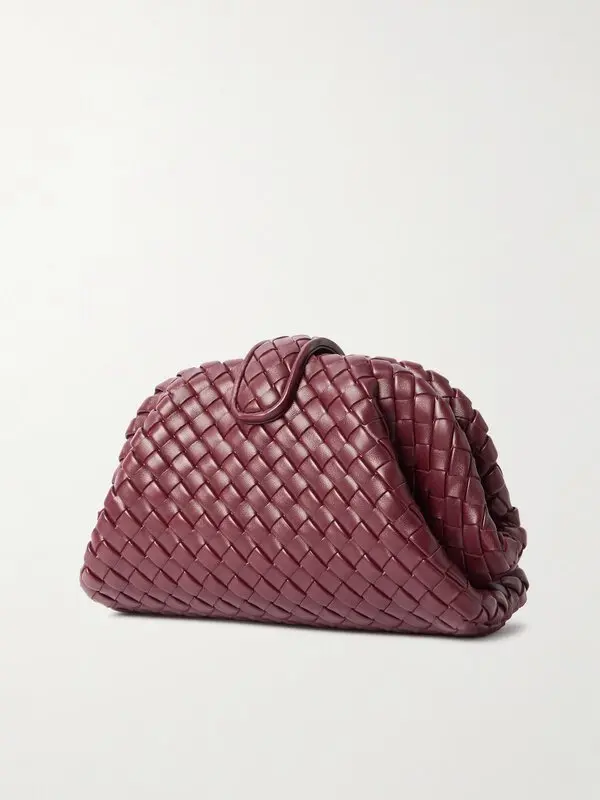 bottega veneta - Bottega Veneta Lauren 1980 Small Intrecciato Leather Clutch