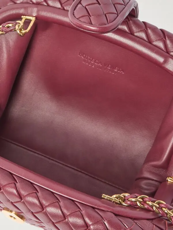 bottega veneta - Bottega Veneta Lauren 1980 Small Intrecciato Leather Clutch