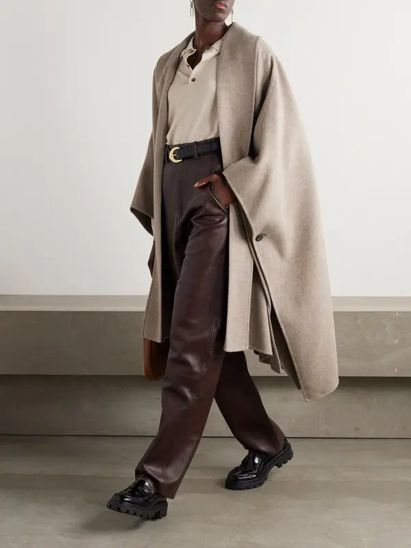 Purdey Carrington Belted Wool And Cashmere-blend Cape