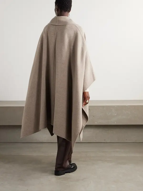 Purdey Carrington Belted Wool And Cashmere-blend Cape