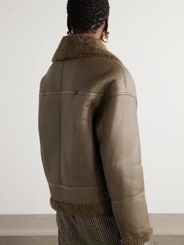 YVES SALOMON Shearling Biker Jacket