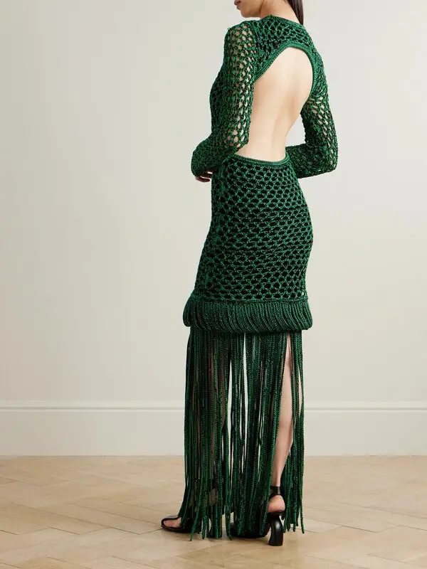 green emerald velvet dress De La Vali MEDUSA MINI DRESS IN DARK GREEN CHIFFON – Think Bubbles main image 0