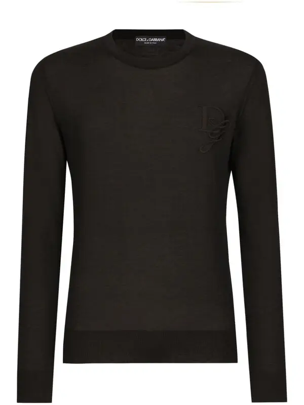 Dolce & Gabbana Logo Embroidered Jumper