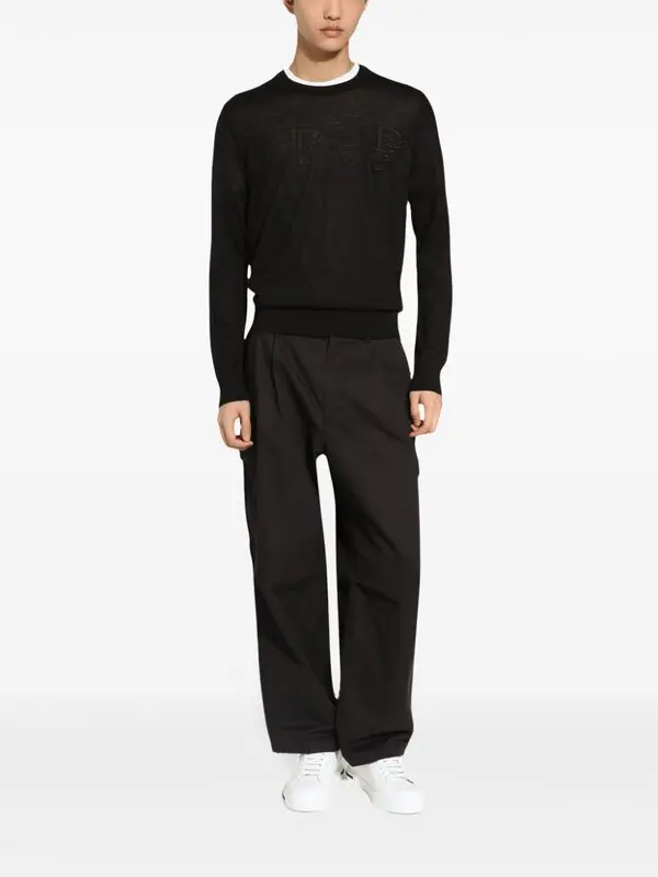 Dolce & Gabbana Logo Embroidered Jumper